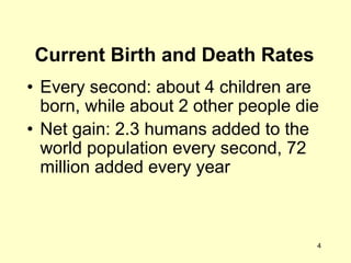 Human Population and Rates.ppt