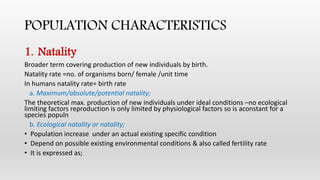 Human population and the environment | PPTX