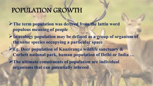 Human population and the environment | PPTX