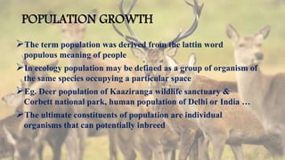 Human population and the environment | PPTX