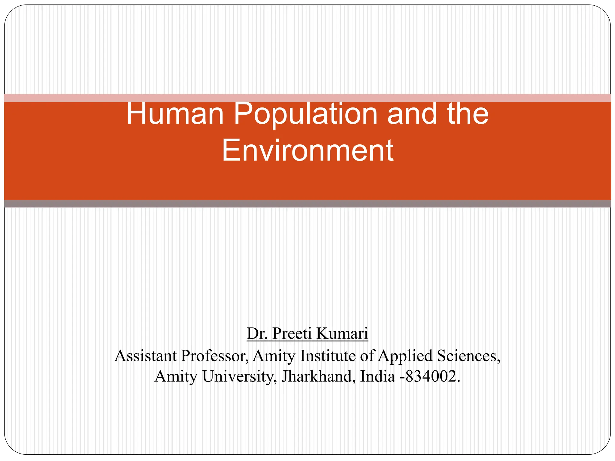 Human Population and the Environment.pptx