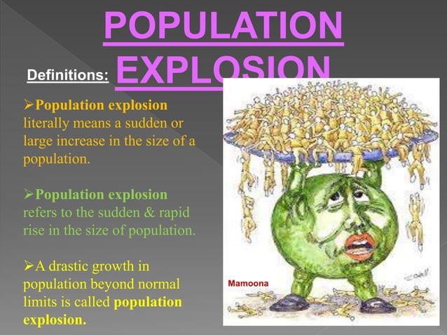 Human population explosion | Causes, Effects & solutions || by Mamoona ...