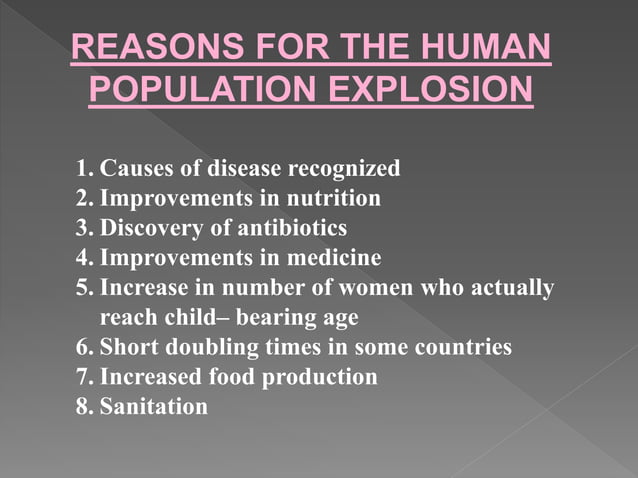 Human population explosion | Causes, Effects & solutions || by Mamoona ...