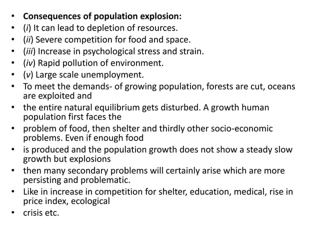 Human population, population issues, population growth curvue, factors ...