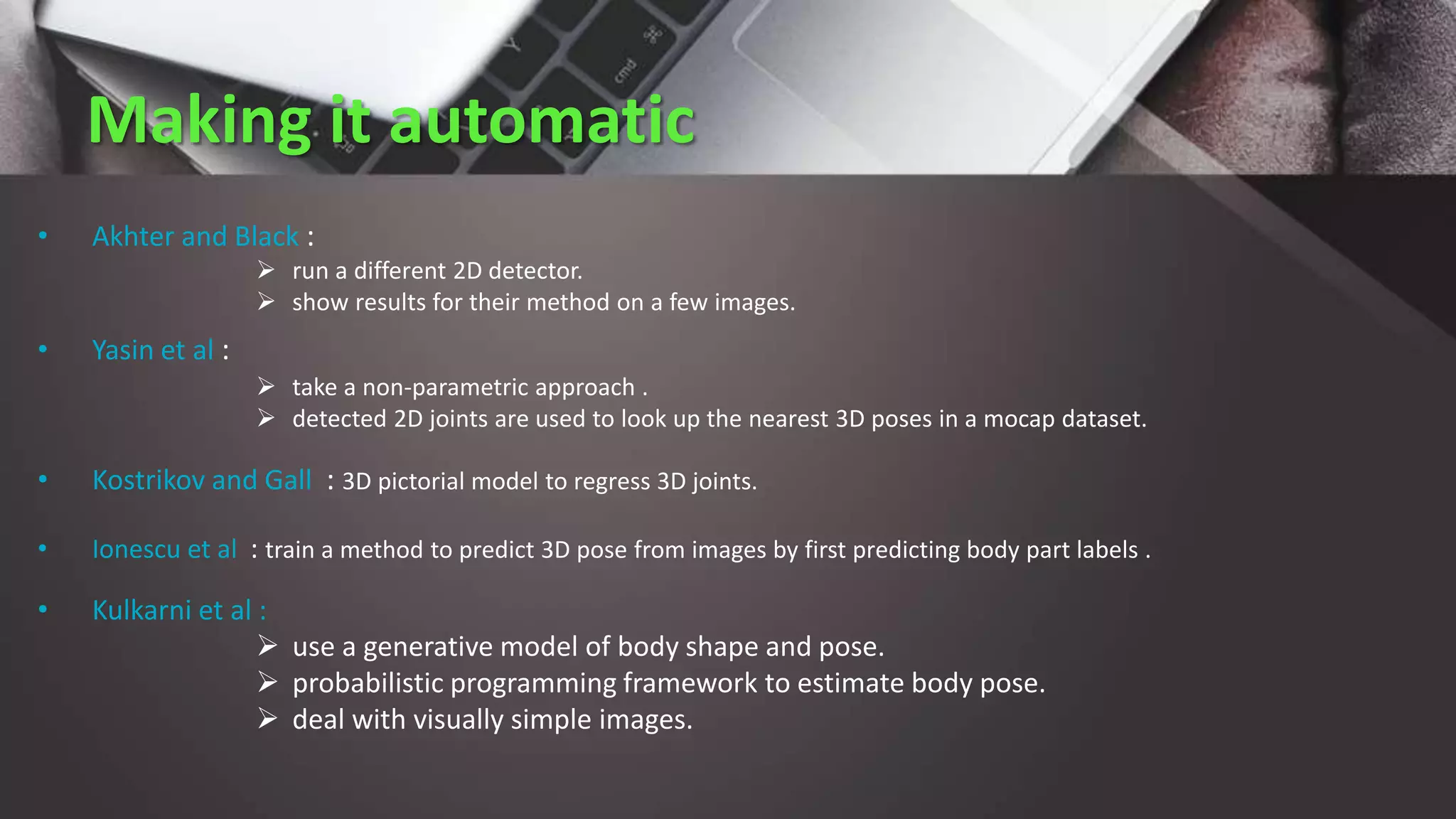 Human pose estimation with deep learning | PPTX