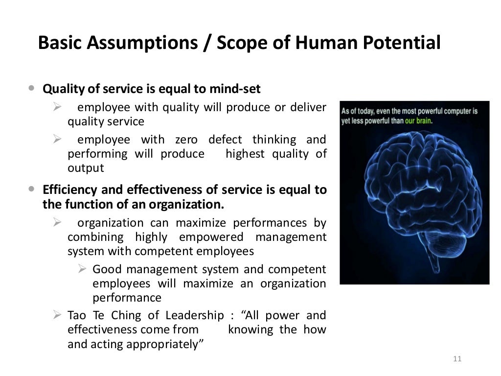 The Importance of Human Potential