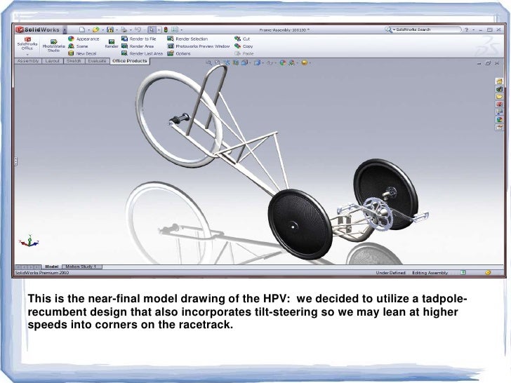 Human Powered Vehicle Project