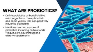 Understanding Probiotics' Impact On Gut Flora | PDF