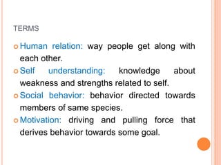 Human Relation | Pptx