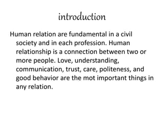 human relation.pptx