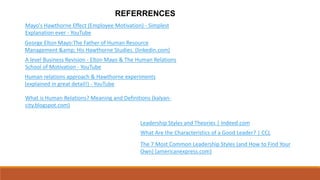 Human relation and leadership (by alotencio & anonuevo) | PPTX