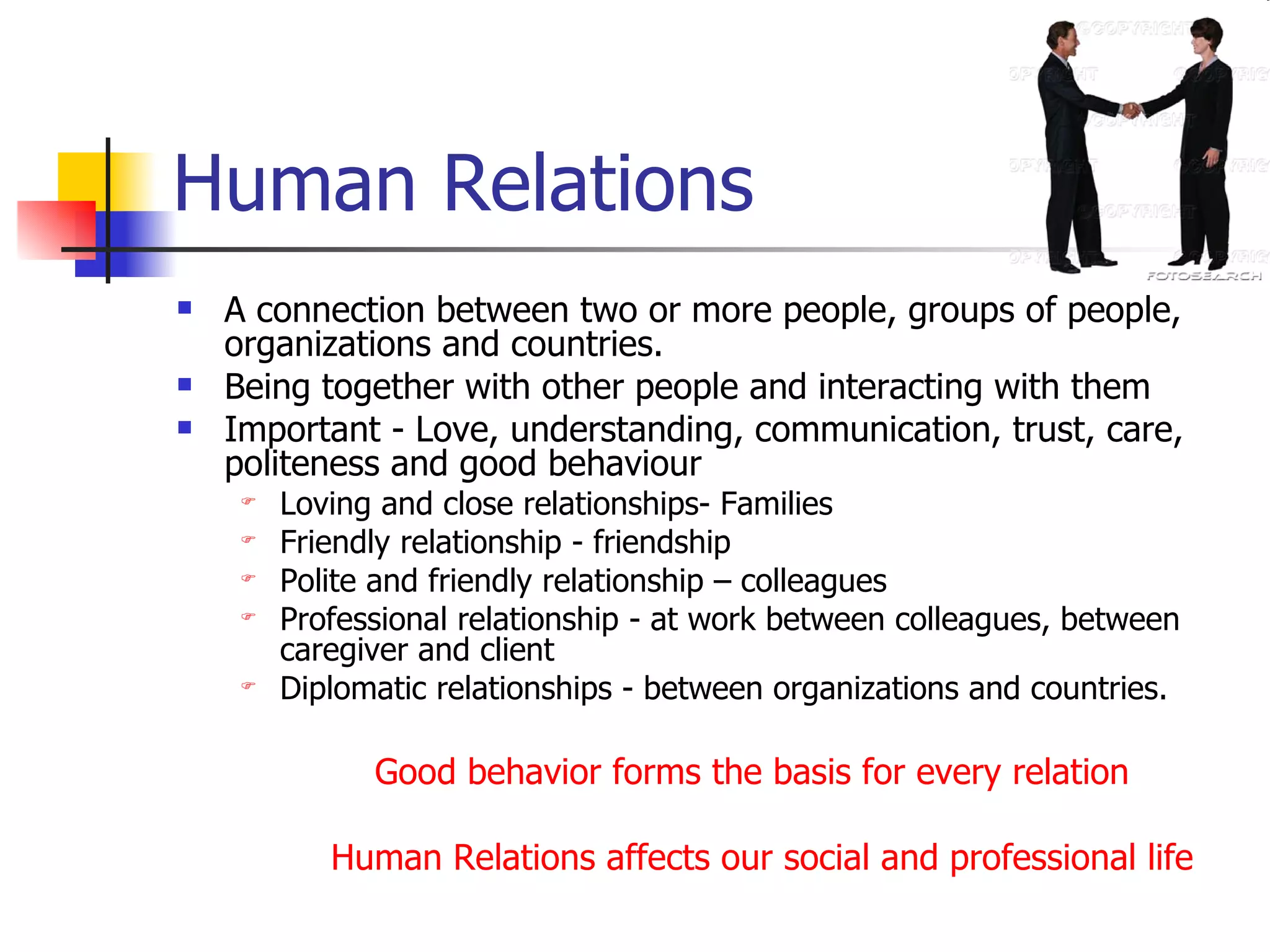 Human Relations | PPT