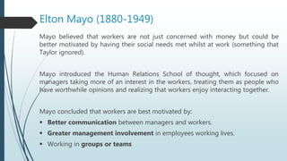 Human Relations and the Motives of Man | PPTX