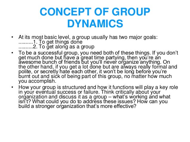 Human relations and group dynamics copy