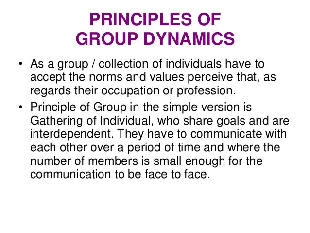 Human relations and group dynamics copy