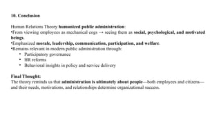 Human Relations Approach in Public Administration-PPT.pptx
