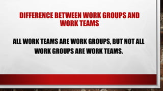 Human relations chapter 7 | PPTX