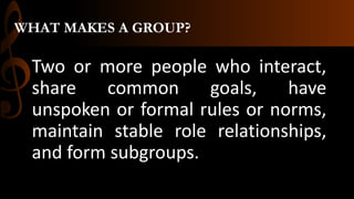 Human relations in group | PPTX