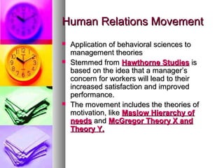 Human Movement Management