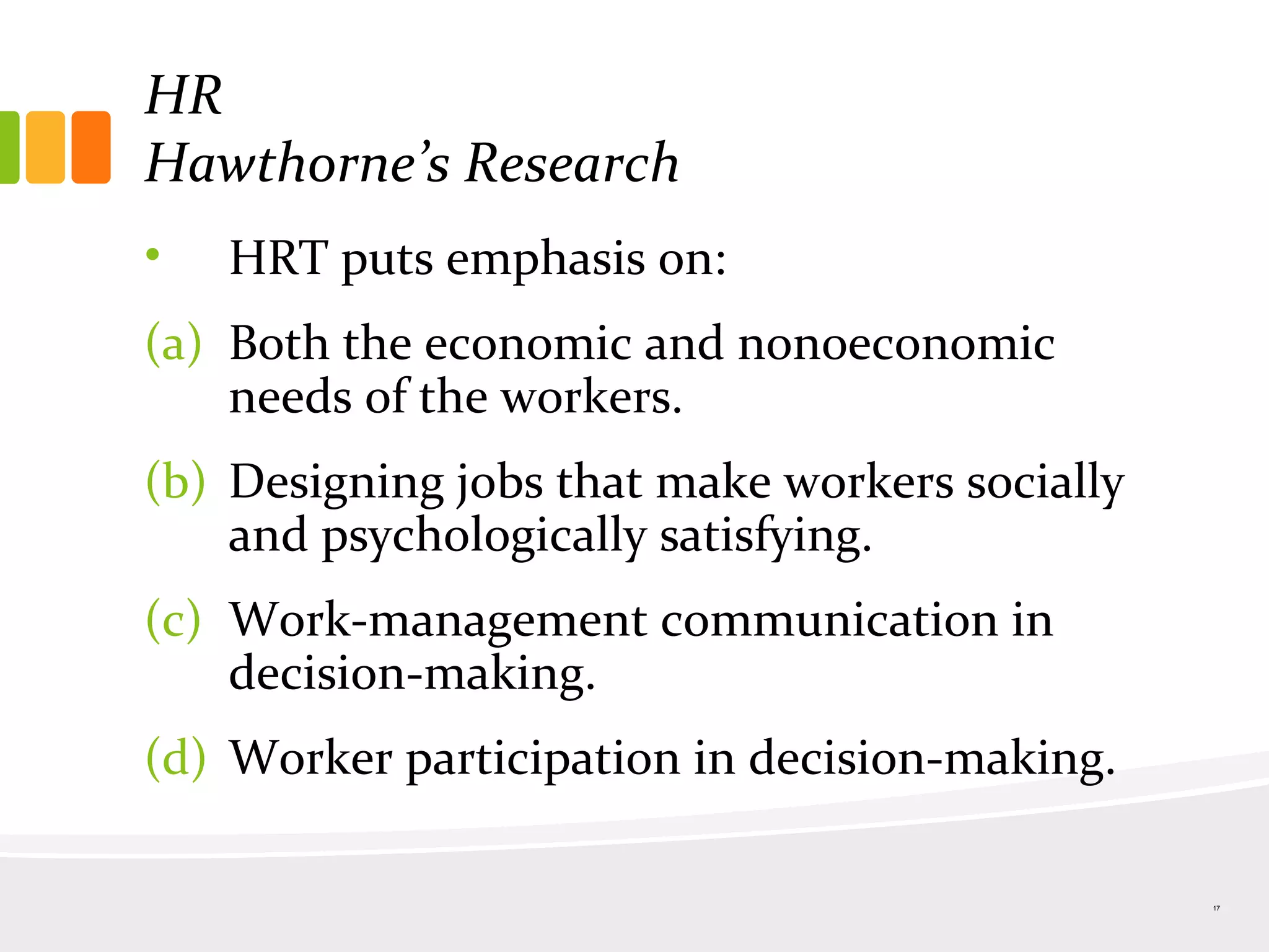 Human relation theory_l5 | PPT