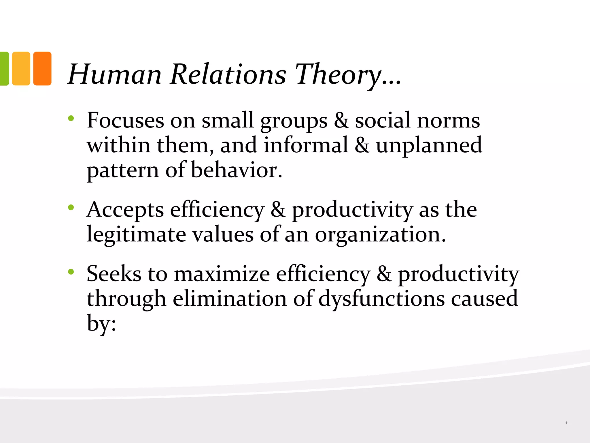 Human relation theory_l5 | PPT