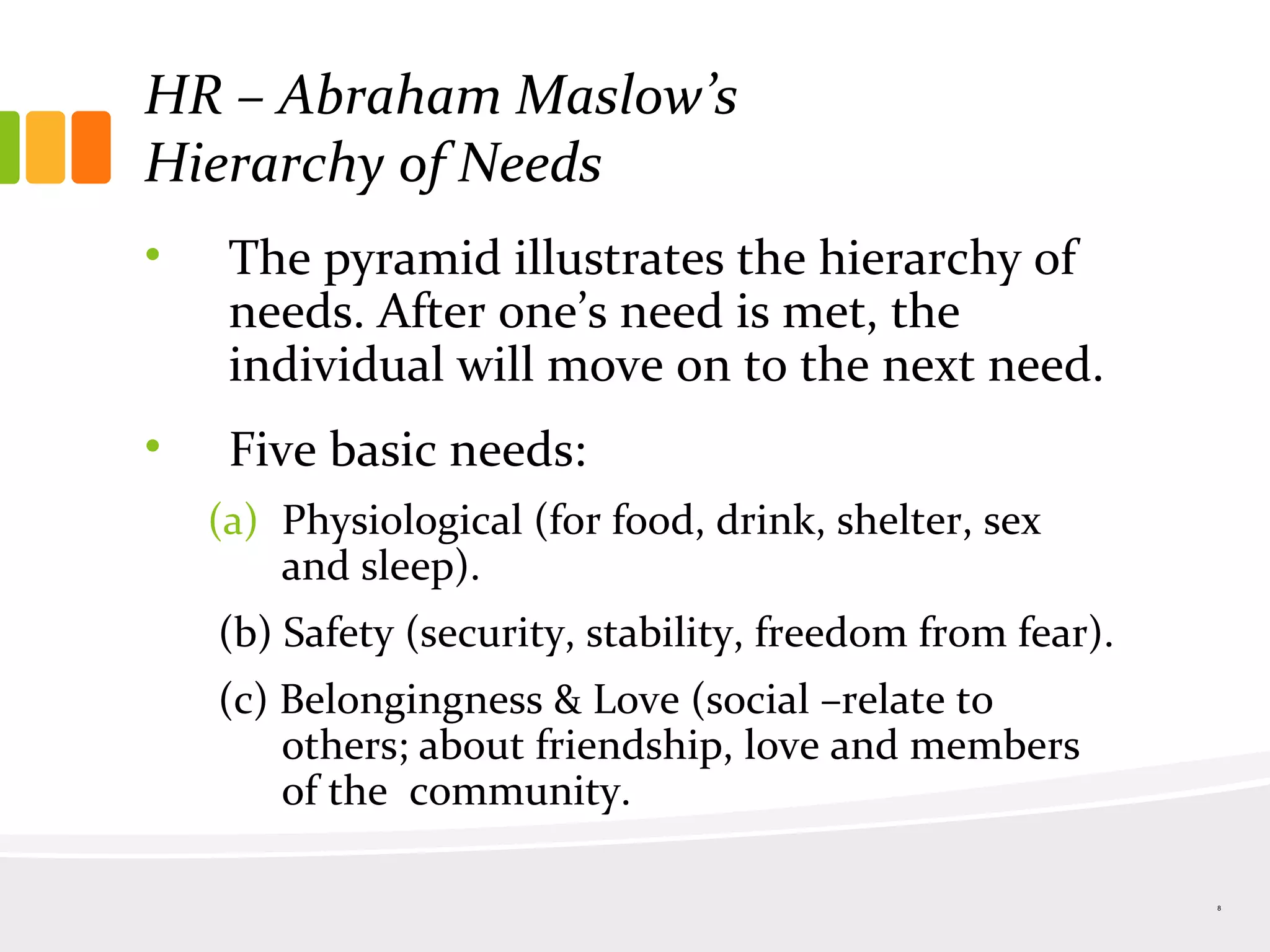 Human relation theory_l5 | PPT