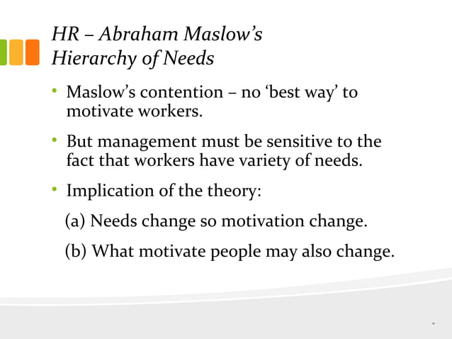 Human relation theory_l5 | PPT | Business | Business and Finance