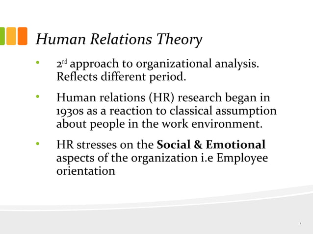 Human relation theory_l5 | PPT | Business | Business and Finance