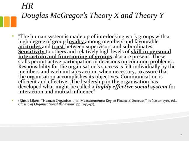Human relation theory_l5 | PPT | Business | Business and Finance