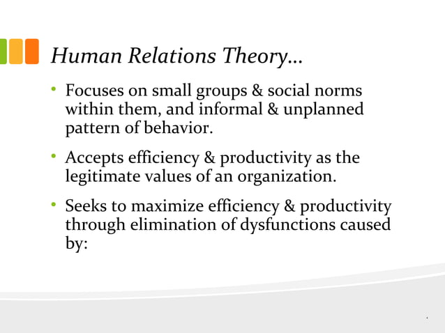 Human relation theory_l5 | PPT | Business | Business and Finance