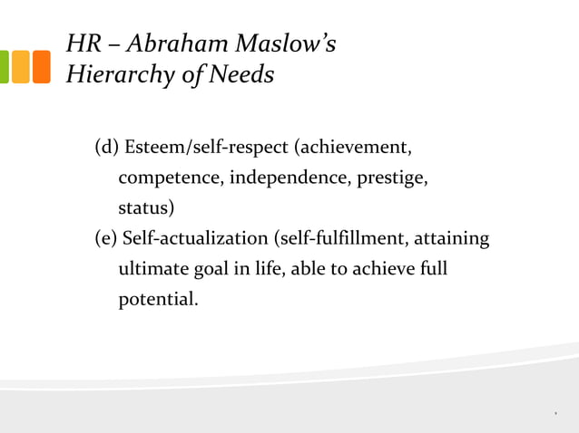 Human relation theory_l5 | PPT | Business | Business and Finance