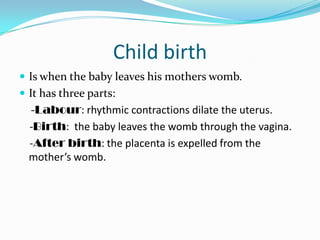 Human reproduction 6th by Andrea del Hoyo | PPTX