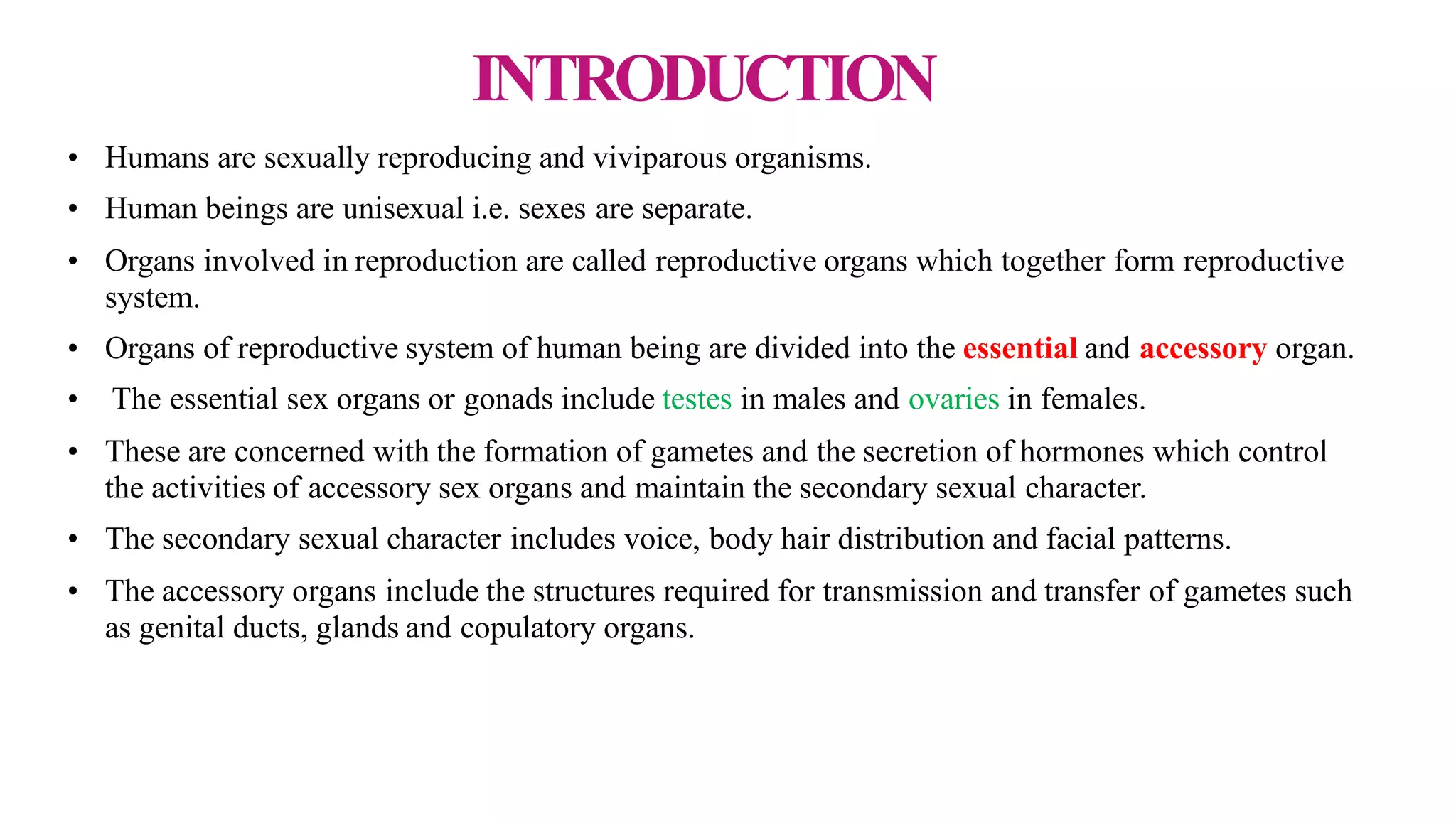 The Human reproduction Chapter-3 Class-12 | PPTX