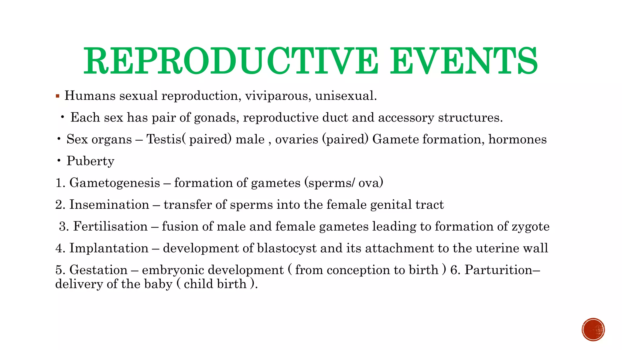 Human reproduction Complete Chapter | PPTX