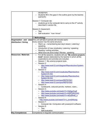 Human reproduction unit outline | ODT