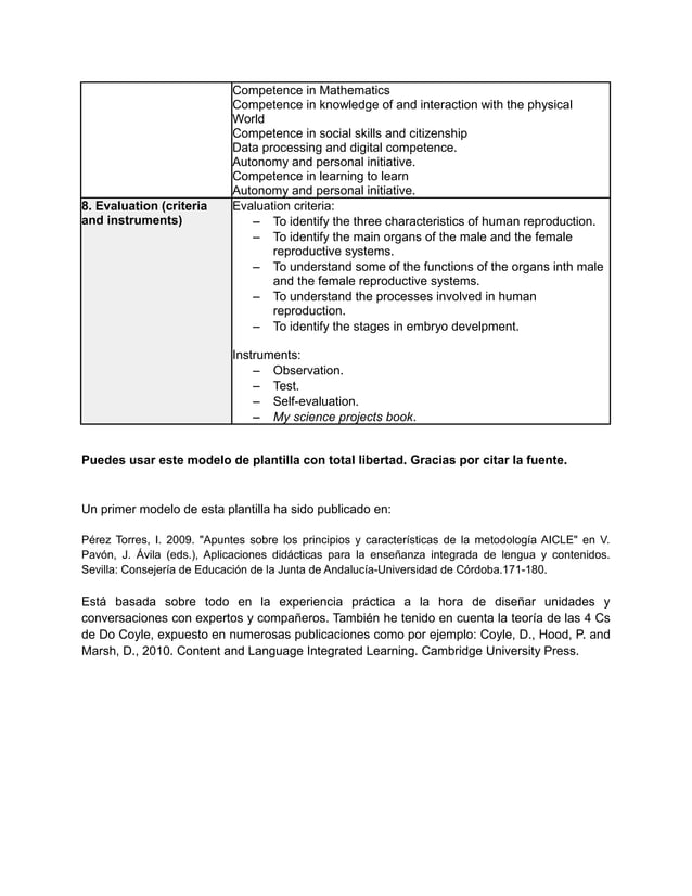 Human reproduction unit outline | ODT