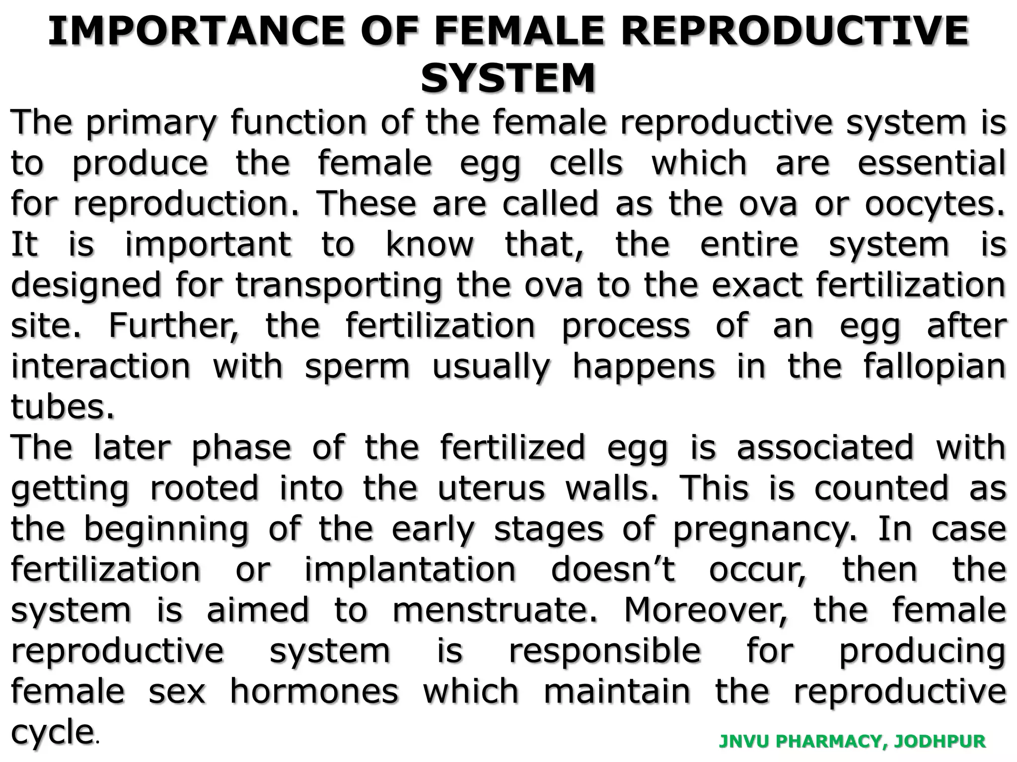 HUMAN REPRODUCTIVE SYSTEM | PPTX