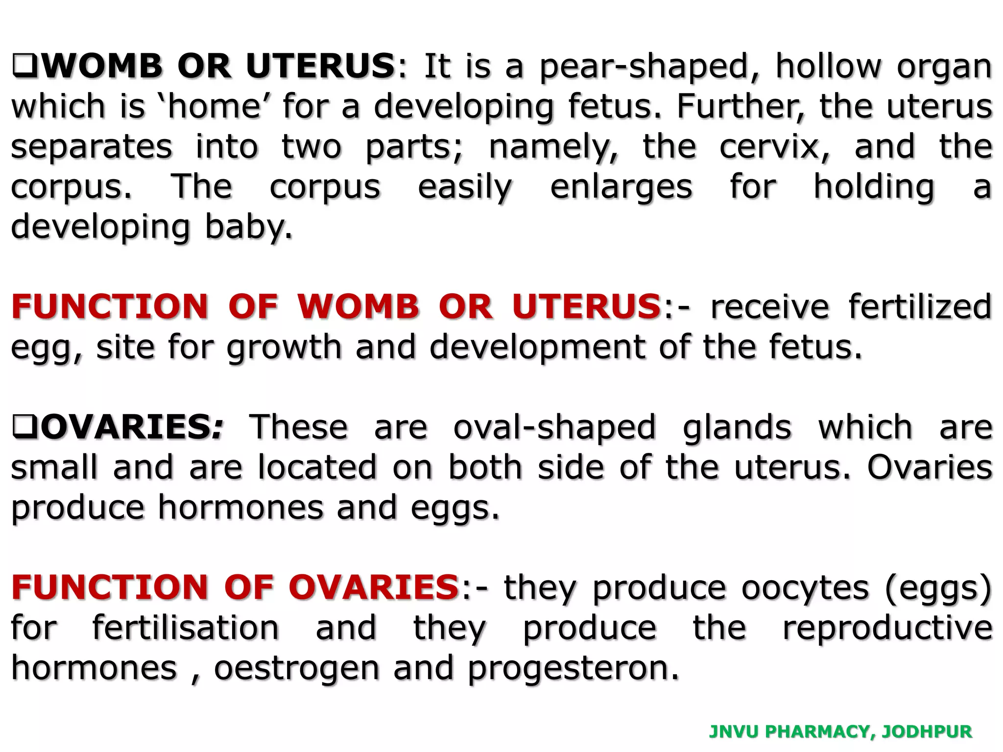 HUMAN REPRODUCTIVE SYSTEM | PPTX