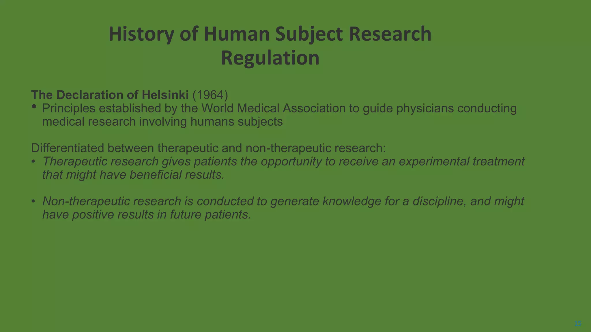 Human Research Subjects and IRB Process | PPTX