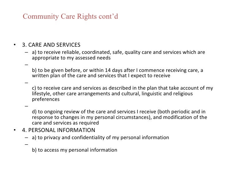 Aged Care Rights