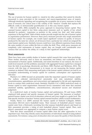 Human Res Mgmt Journal - 2011 - Wright - Exploring human capital putting human back into ...