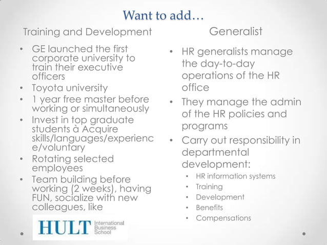 Human Resource: The Alignment, Roles and Values with Strategic Planning ...