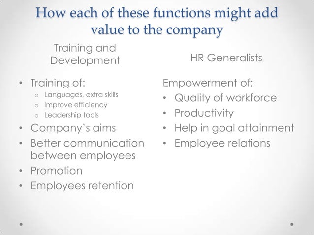 Human Resource: The Alignment, Roles and Values with Strategic Planning ...