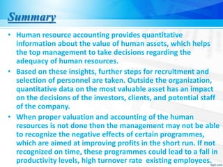 Human Resource Accounting | PPTX