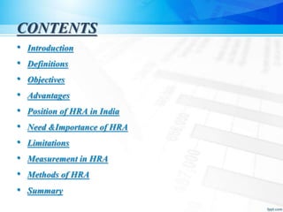 Human Resource Accounting | PPTX