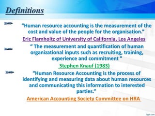 Human Resource Accounting | PPTX