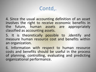 Human resource accounting | PPTX