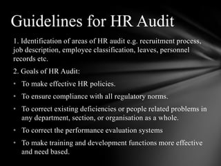Human resource accounting and audit | PPTX