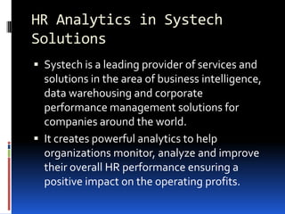 Human resource analytics | PPTX