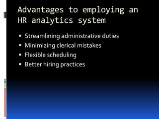 Human resource analytics | PPTX